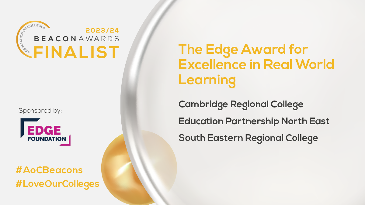 EPNE named finalist in Edge Award for Excellence in Real World Learning