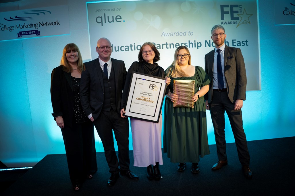 EPNE Marketing & CRM team highly commended at national awards